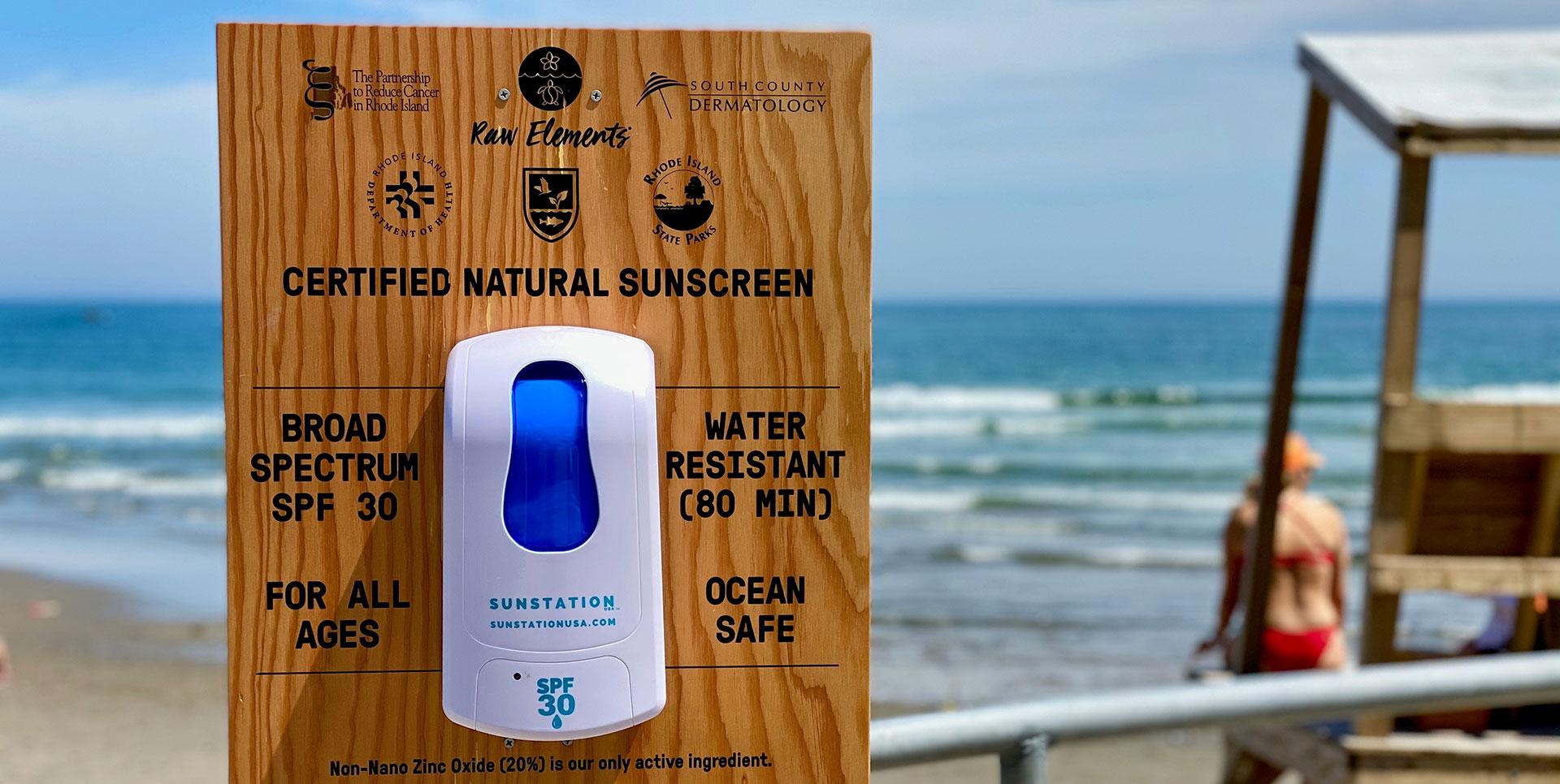 Touch-Free Sunscreen Stations | Rhode Island State Parks